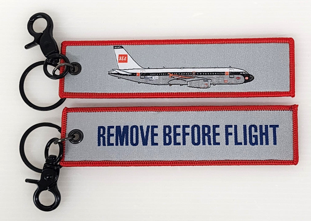 KR001 | Gifts Key Rings | Key Tag - Remove Before Flight - A319 BA 'BE — Aviation Retail Direct