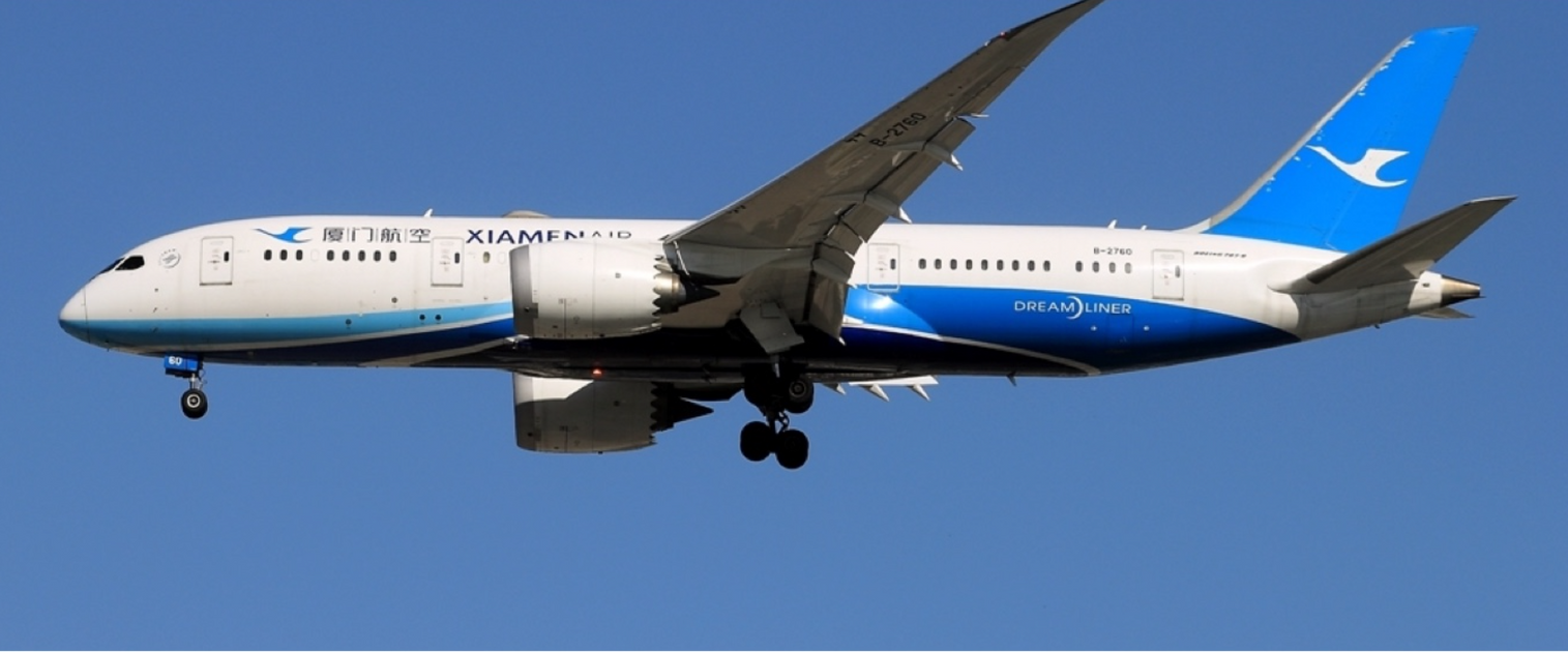 L2032 | SQ Wings 1:200 | Boeing 787-8, Xiamen Airlines B-2760 | is due ...