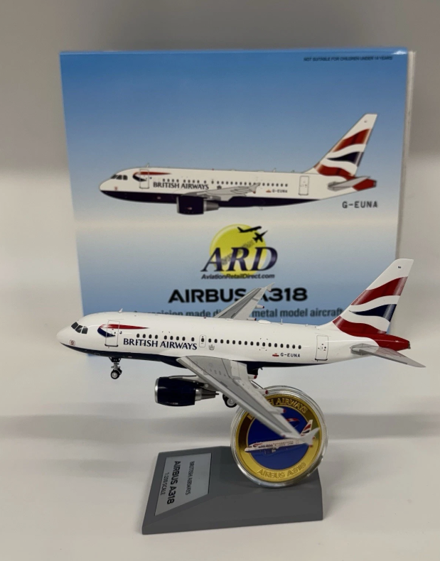 ARDBA096 | ARD Models 1:200 | Airbus A318 British Airways G-EUNA