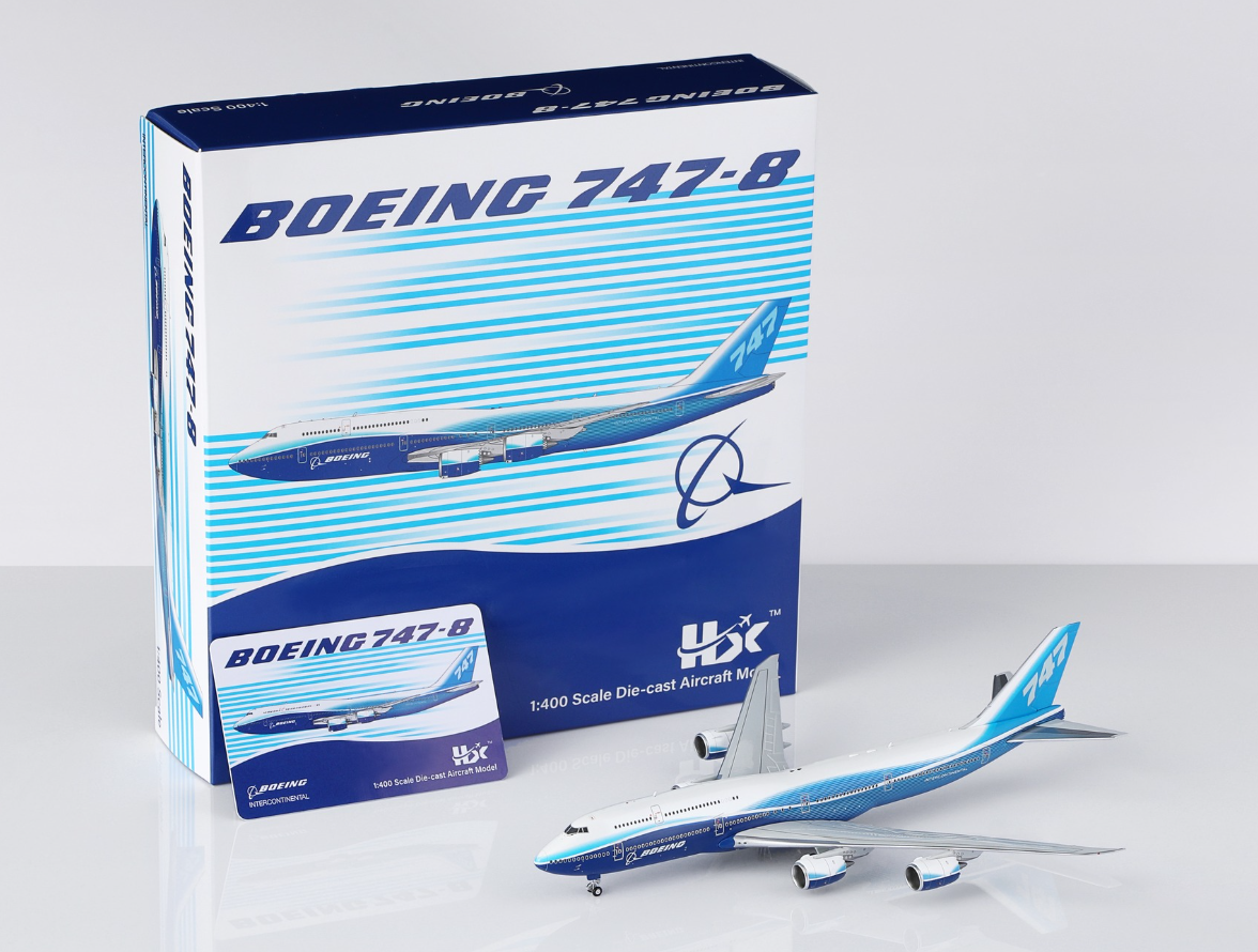 B631001F | HX Models 1:400 | Boeing 747-8 Company House livery Flaps D ...