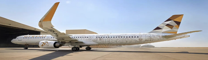 XX20529 | JC Wings 1:200 | Airbus A321NEO Etihad Airways 20 Years A6-A ...